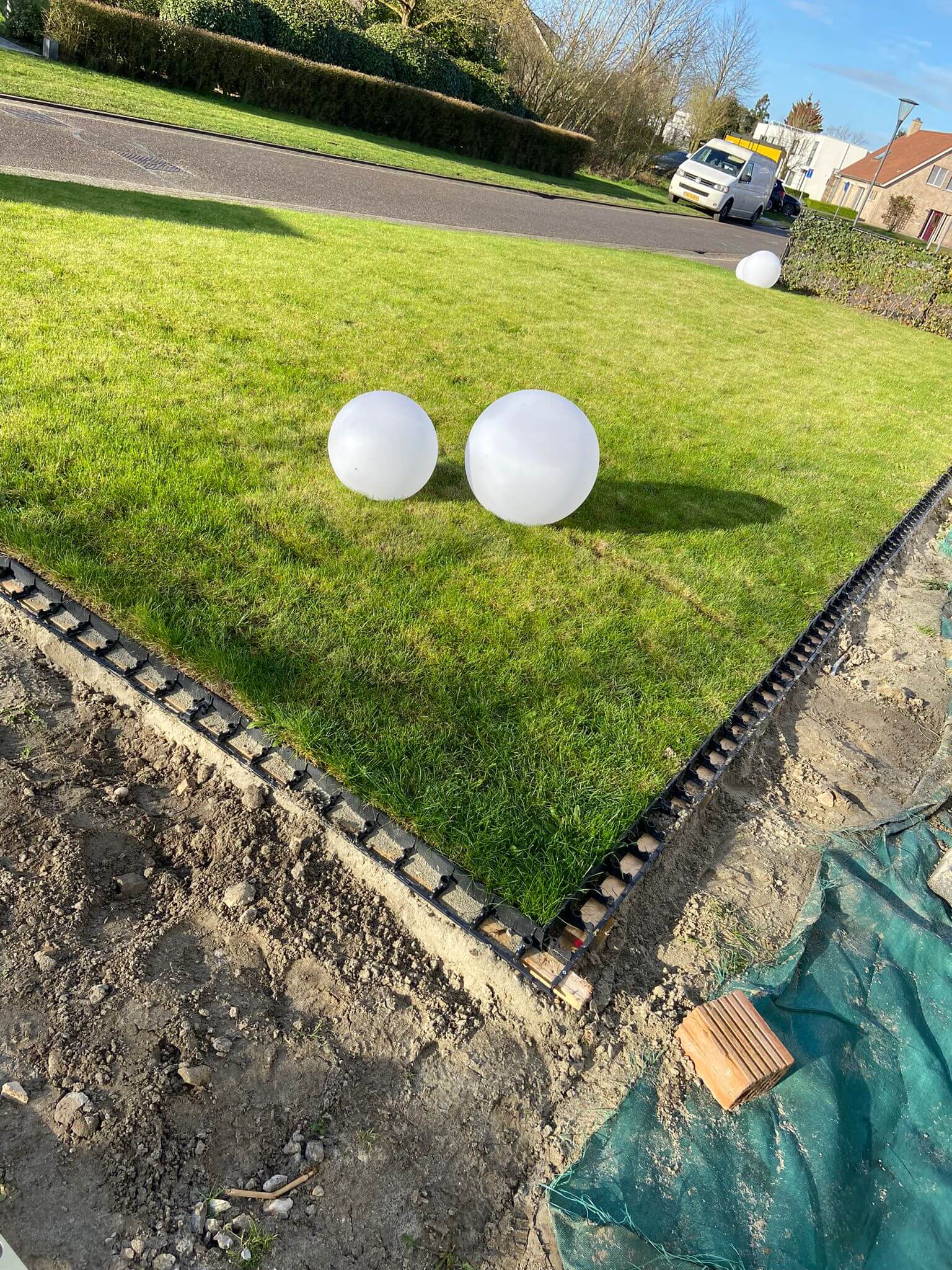 +Garden Borderrand Kunststof Zwart 60 x 1000mm | PlusJop.nl
