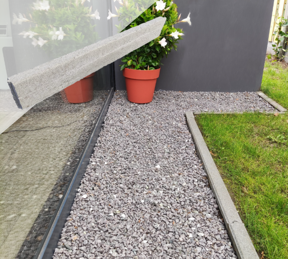 Opsluitband 5x15x100 cm Grijs - PlusJop - Tuinbestrating